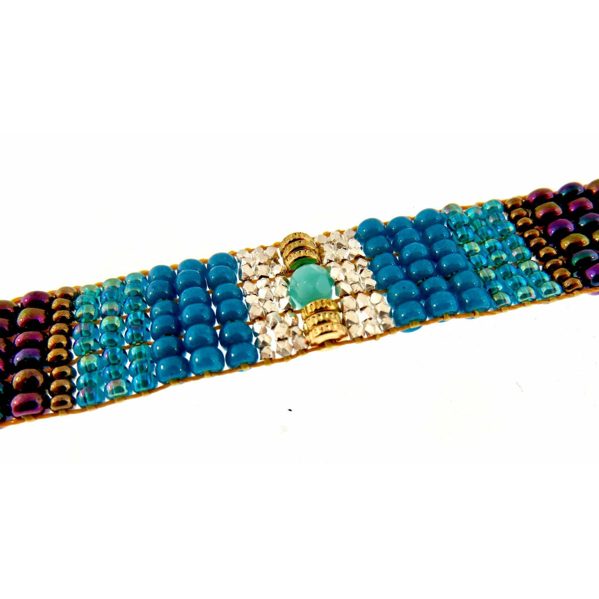 Chili Rose "Desert Nights " Narrow Tiffany Bracelet by Adonnah Langer– ICE