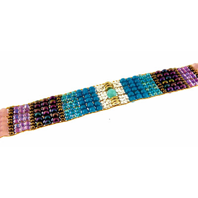 Chili Rose "Desert Nights " Narrow Tiffany Bracelet by Adonnah Langer– ICE