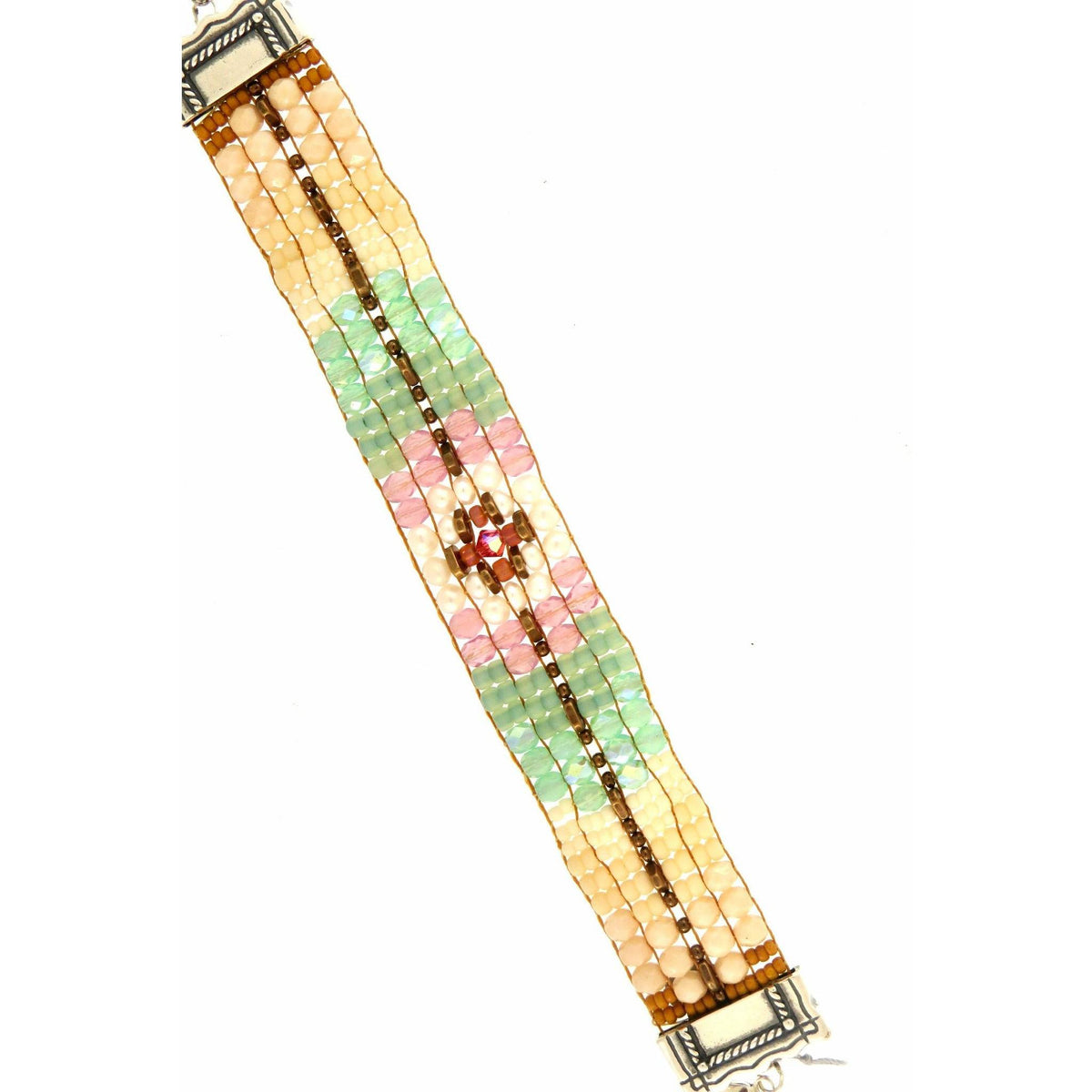 Chili Rose "Pearl Baby Ombre Rose " Tiffany Bracelet by Adonnah Langer– ICE